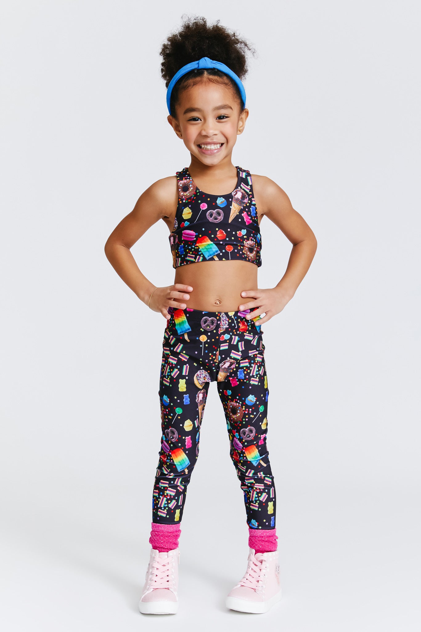 Toddler Leggings in Black Candy Spill – Terez.com