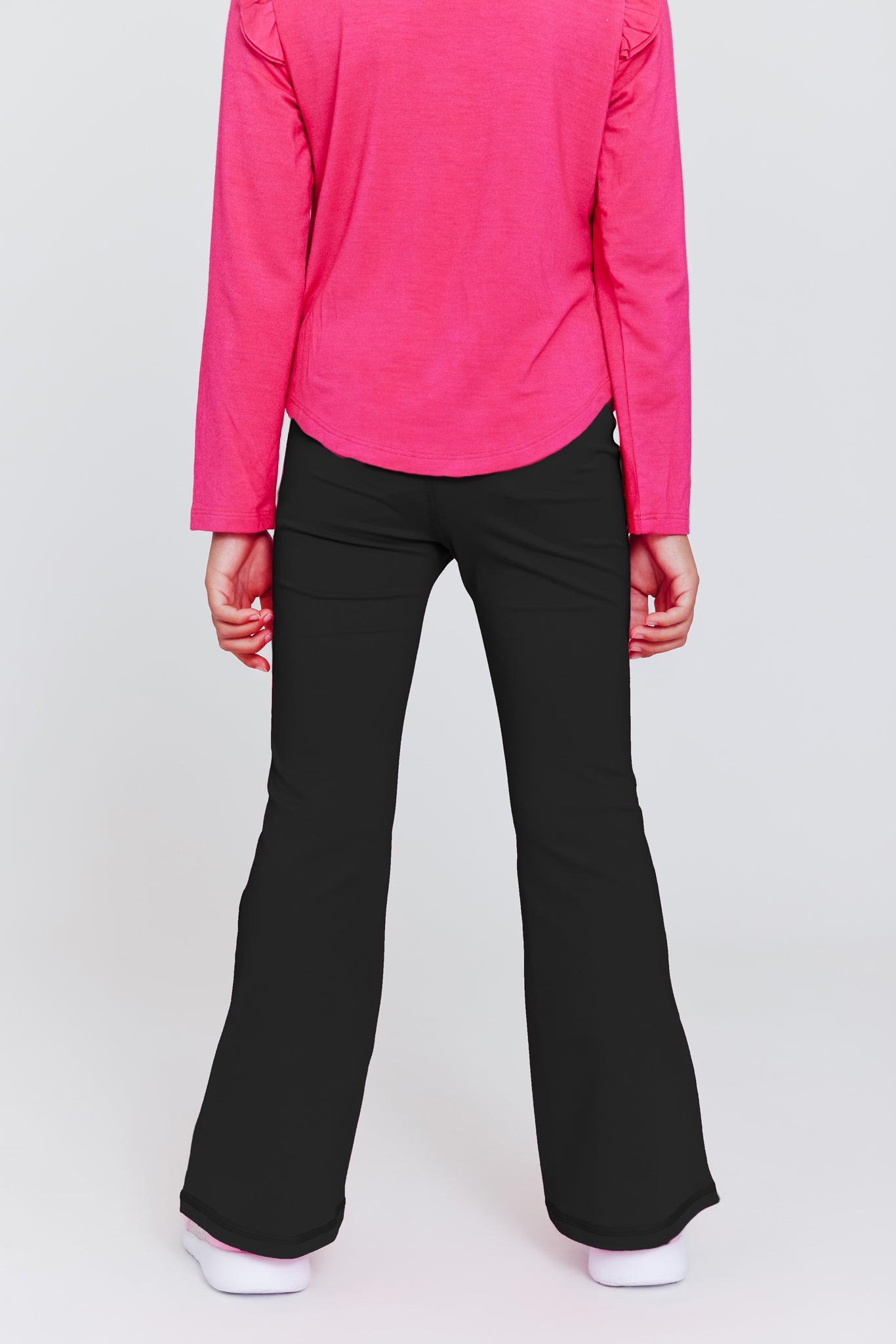 Kids TLC Flare Leggings in Jet Black – Terez.com