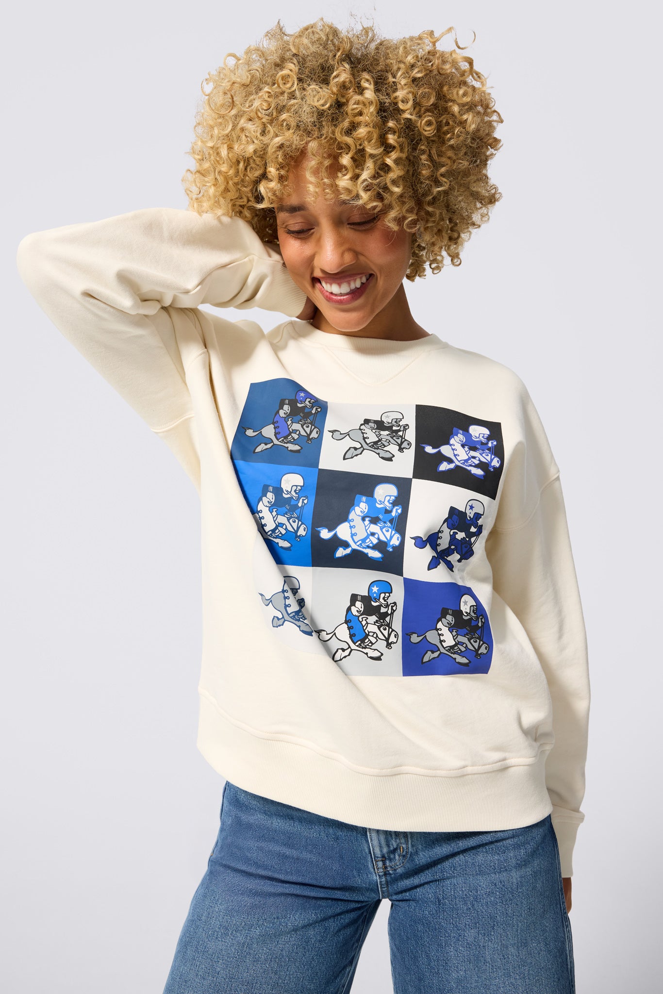 Dallas Cowboys Technicolor Crew with Retro Logo – Terez.com