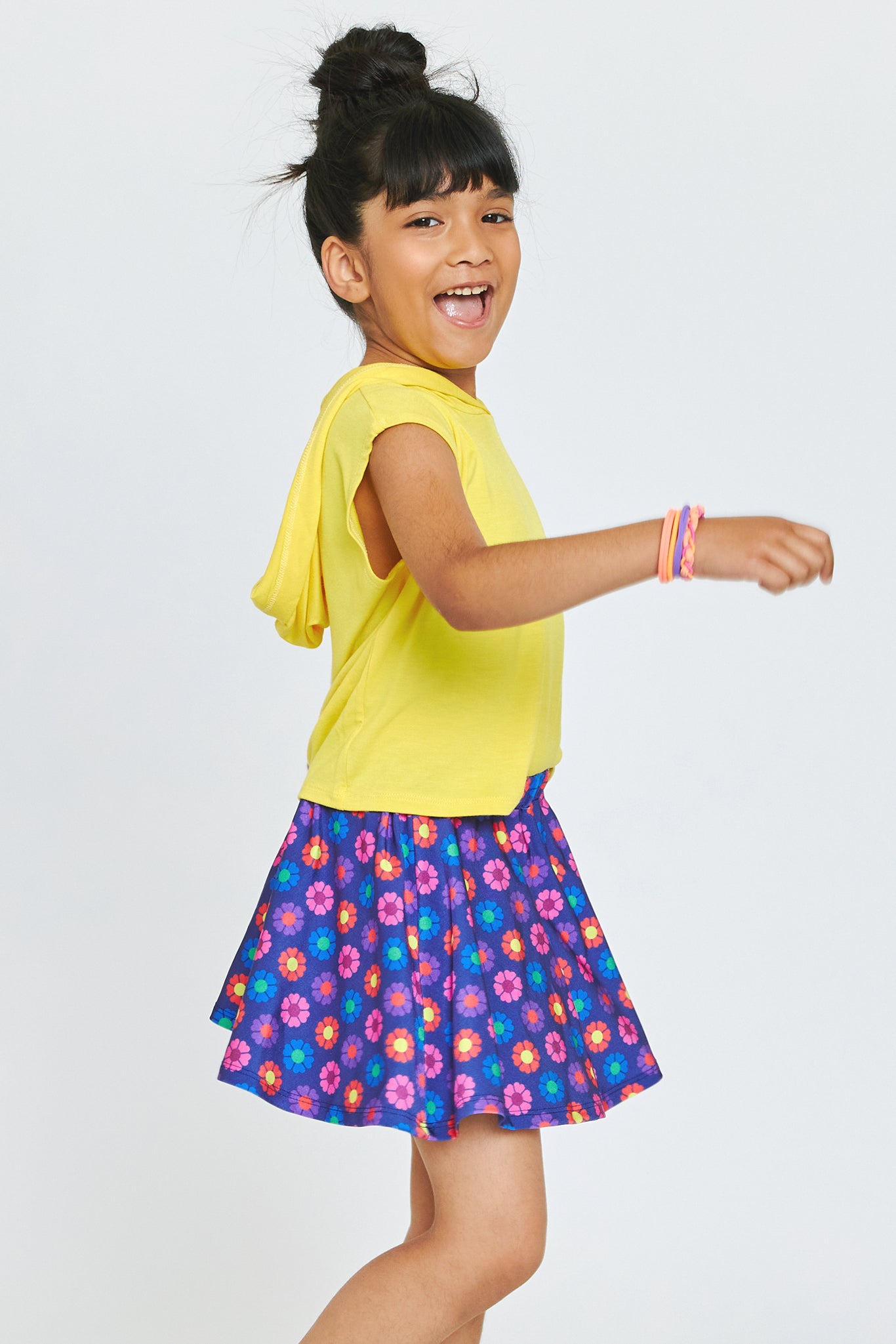 Yellow Skater Skirt